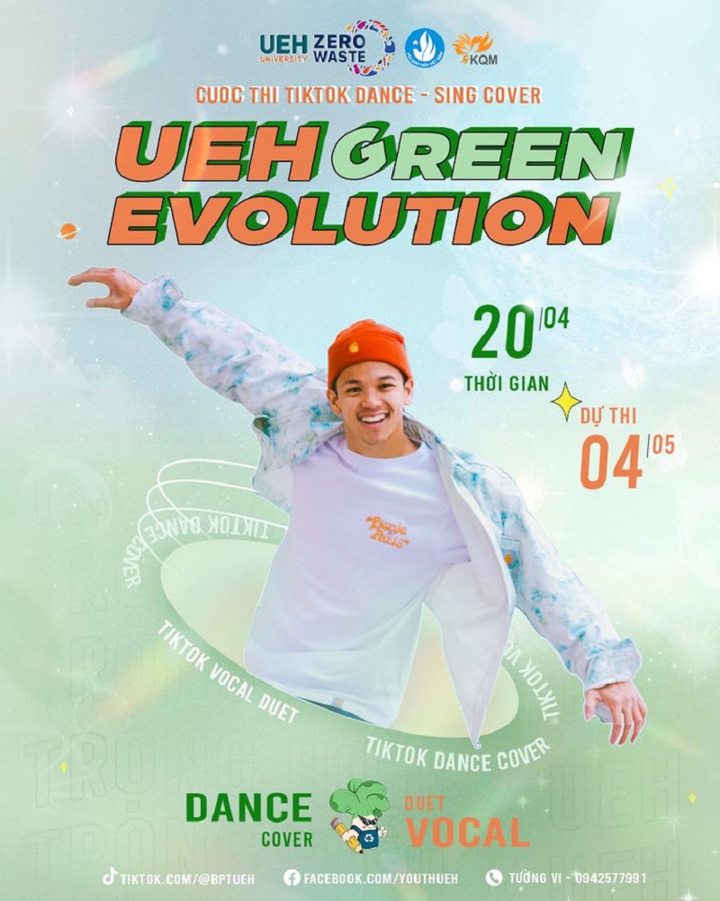 UEH Zero Waste Campus: Cuộc thi Tiktok Dance Cover “UEH Green Evolution ...