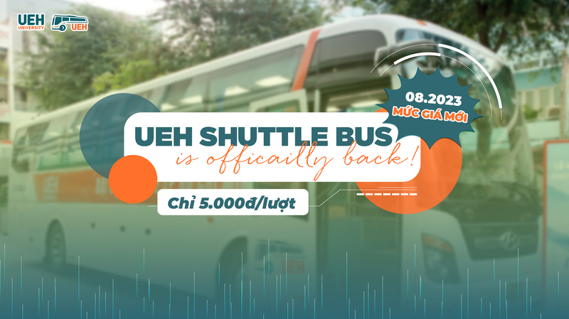 Sẵn sàng đón năm học mới cùng Dịch vụ UEH Shuttle bus