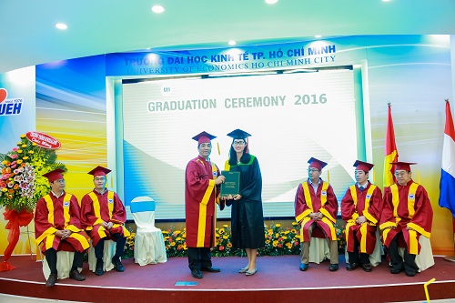 The graduation ceremony of Vietnam - Netherlands MA programme 2016
